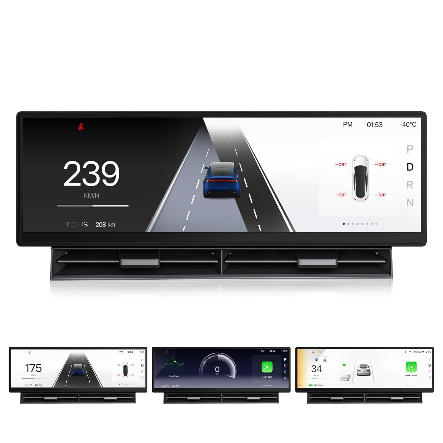 Model 3/Y - 10.88" Touch Screen Instrument Cluster Dashboard Display ...